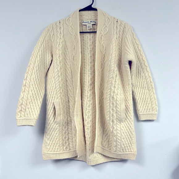 Aran Mor | Sweaters | Aran Mor Merino Wool Sweater Cardigan | Poshmark